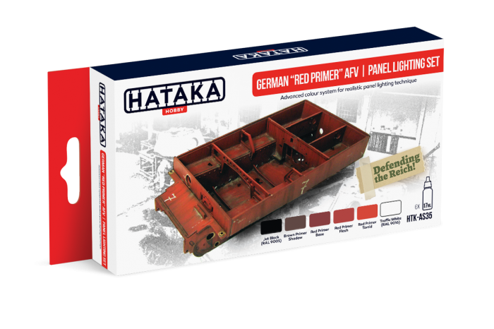 Hataka - German Red Primer AFV panel lighting set - AS35 - MJ...