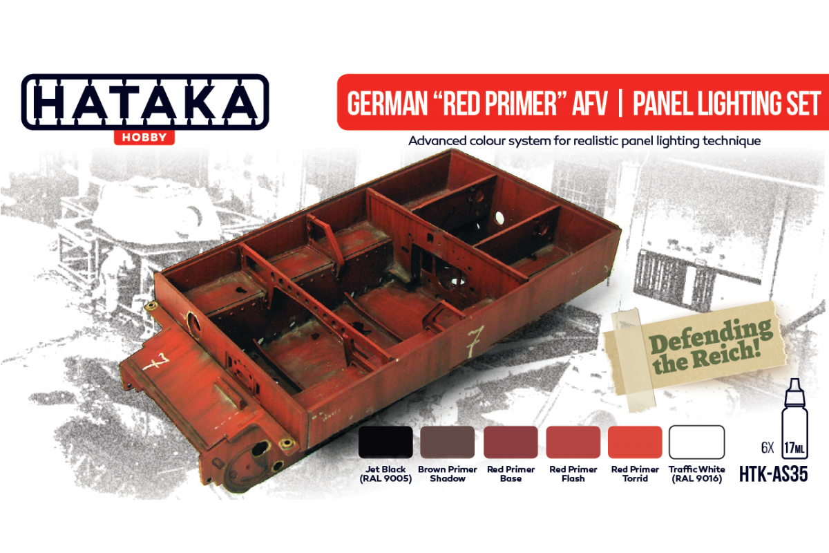 Hataka - German Red Primer AFV panel lighting set - AS35 - MJ...