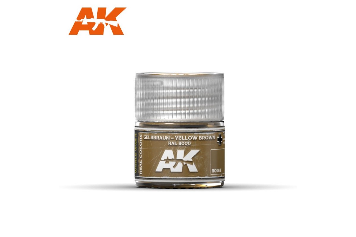 AK Interactive - 063: Gelbbraun-Yellow Brown RAL 8000 - MJ...