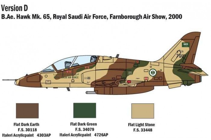 Italeri - HAWK T1 (1:72) - 1396 - MJ Modelkits.com