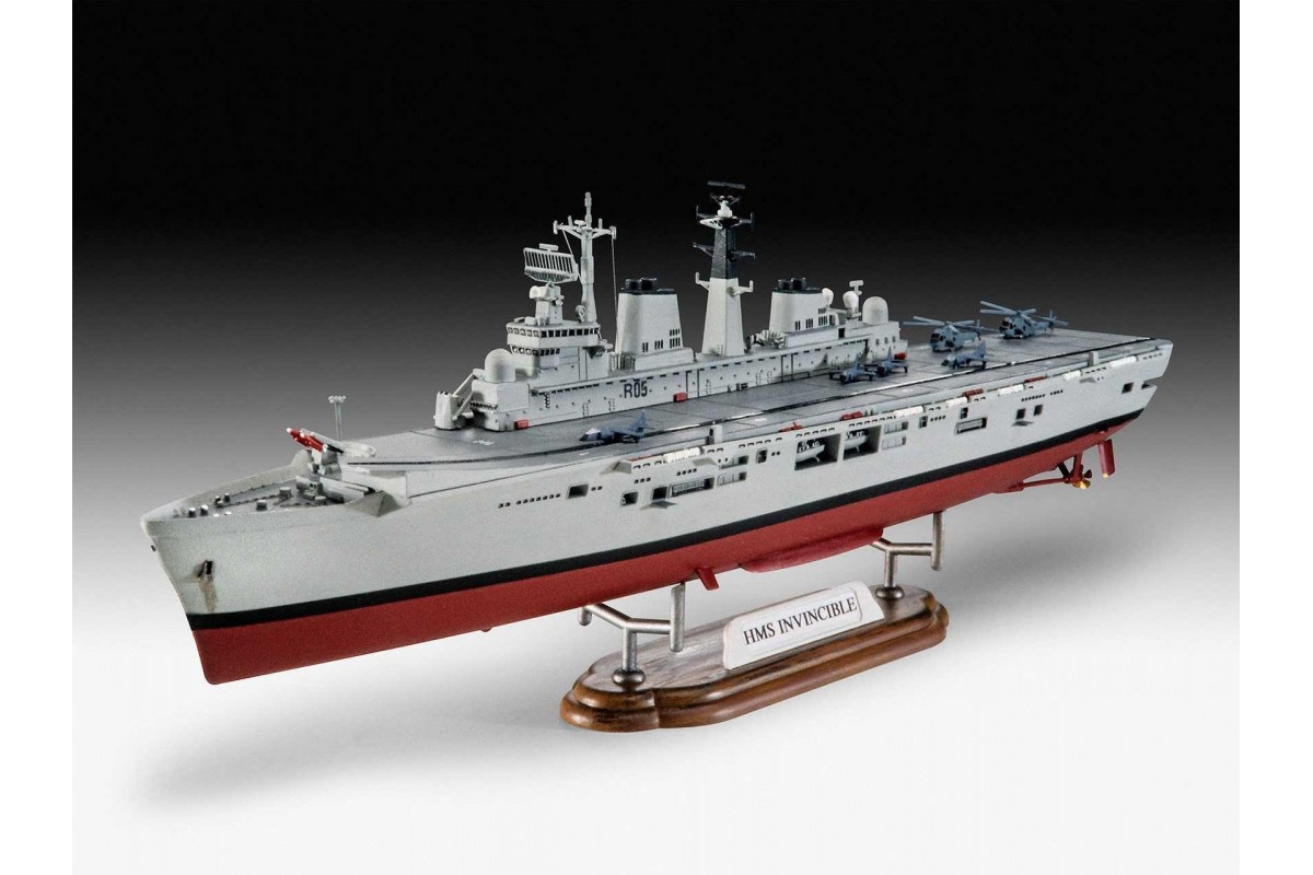 Revell - HMS Invincible (Falkland War) (1:700) - 65172 - MJ...
