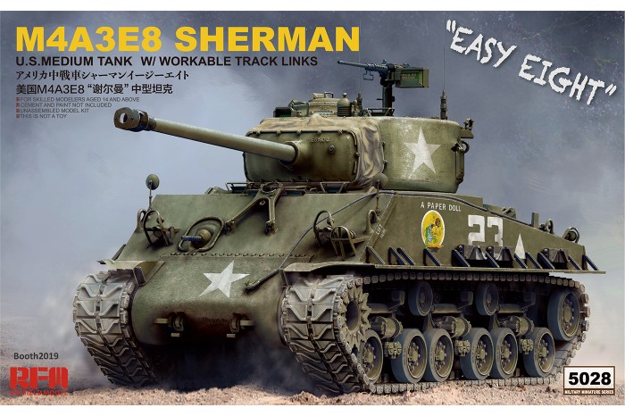 Ryefield Model - Sherman M4A3E8 Easy Eight (1:35) - 5028 - MJ...