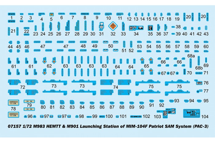 Trumpeter - M983 HEMTT & M901 Launching Station of MIM-104F P...