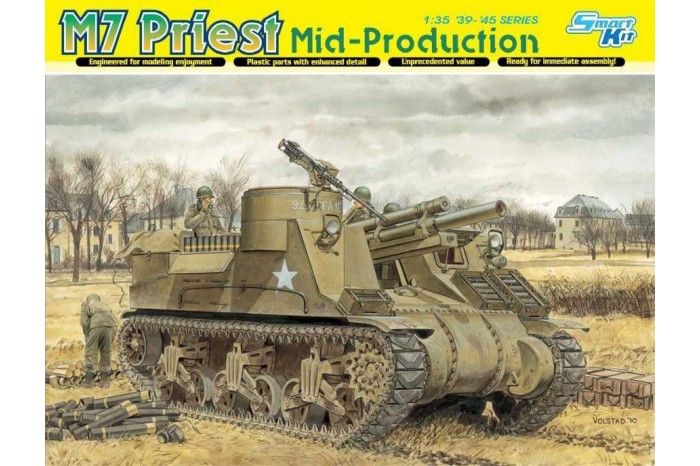 Dragon Models - M7 PRIEST MID PRODUCTION (SMART KIT) (1:35) - 6637...