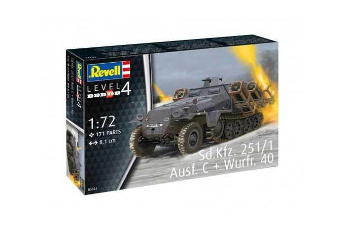 Revell - Sd.Kfz. 251/1 Ausf. C + Wurfr. 40 (1:72) - 03324 - MJ...