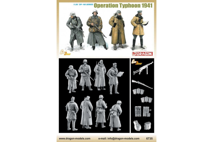 Dragon Models - Model Kit figurky 6735 - OPERATION TYPHOON 1941...