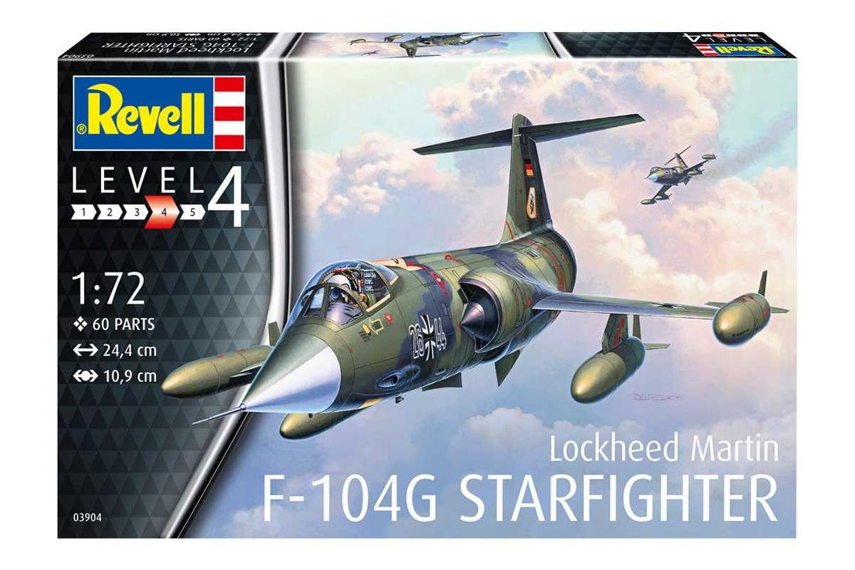 Revell - F-104G Starfighter (1:72) - 03904 - MJ Modelkits.com