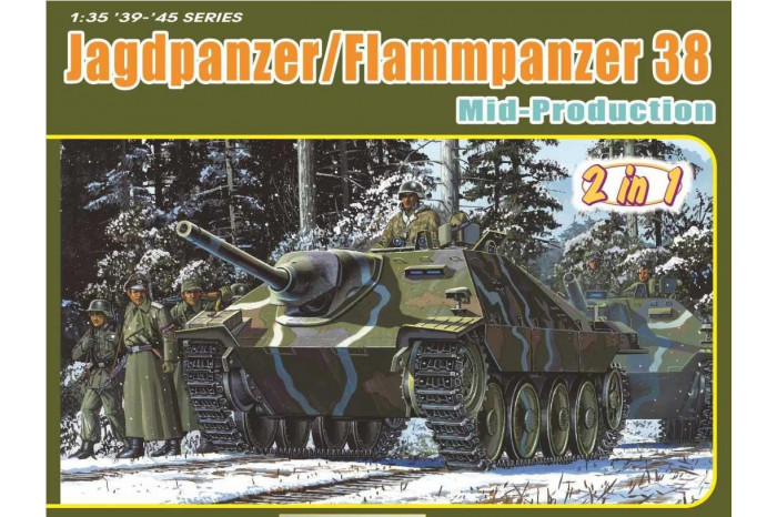 Dragon Models - Model Kit military 6845 - JAGDPANZER 38 MID...