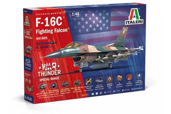 Model Kit War Thunder letadlo 35105 - F-16C Fighting Falcon (1:48)