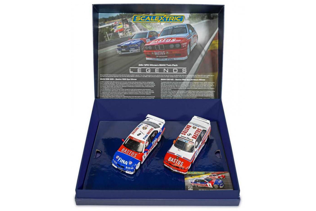 Autíčko Touring SCALEXTRIC C4587A - Spa 24H Winners BMW Twin Pack (1: