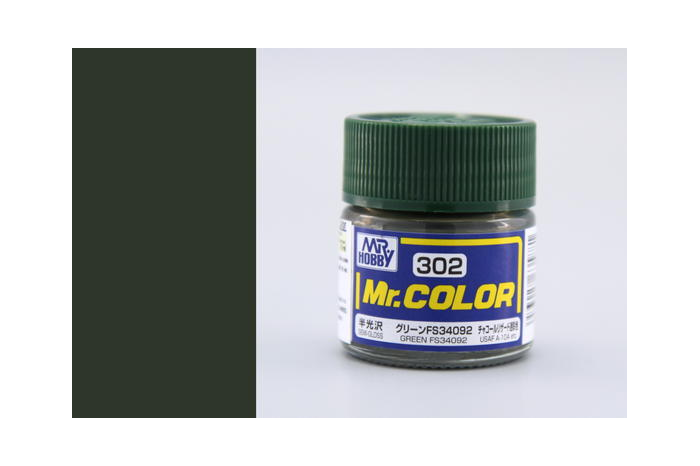 Gunze Sangyo - Mr. Color - C302: FS34092 Zelená pololesklá - MJ...